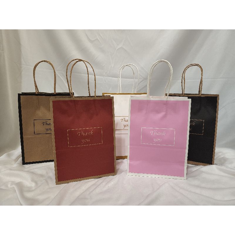PAPER BAG CRAFT wedding event gift BEG KERTAS SIZE M & L(10pcs ...