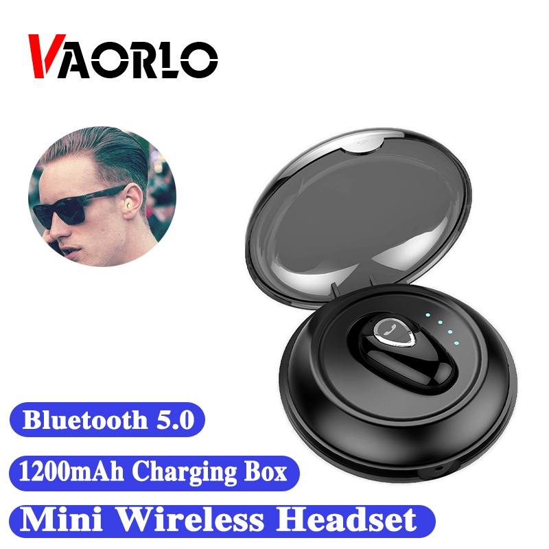 Universal Ultra Mini Wireless Single Earphone Hidden Music Play Button ...