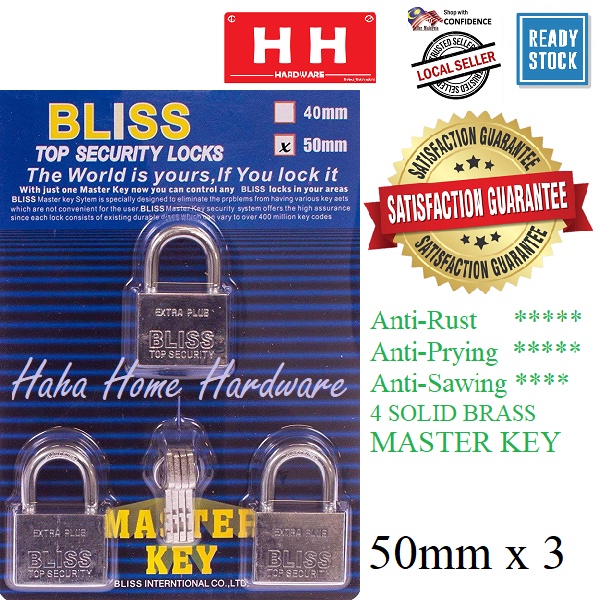 Mangga Kunci ⚠️( Brand Ramdon )( Master Key ) Heavy Duty Parity Padlock ...
