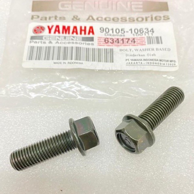 skru screw pam bawah caliper RXZ mili / catalyzer (hijau) | Shopee Malaysia