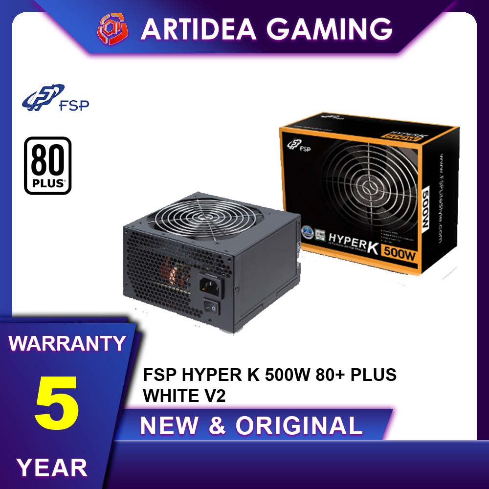 ^ FSP HYPER K 500W 80+ PLUS WHITE V2 - FSP-HP500S | Shopee Malaysia
