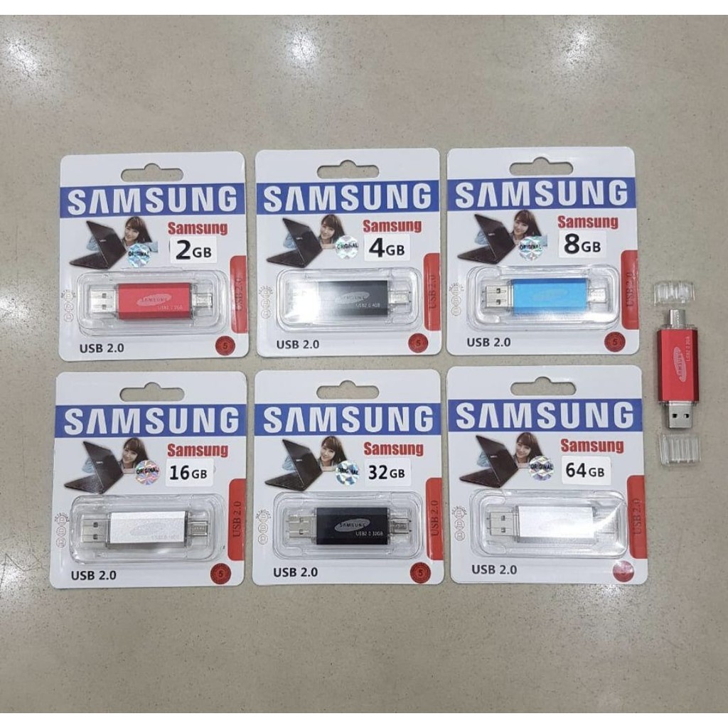 Samsung + OTG Flash Drive Type-C 2GB / 4GB / 8GB / 16GB / 32GB / 64GB ...