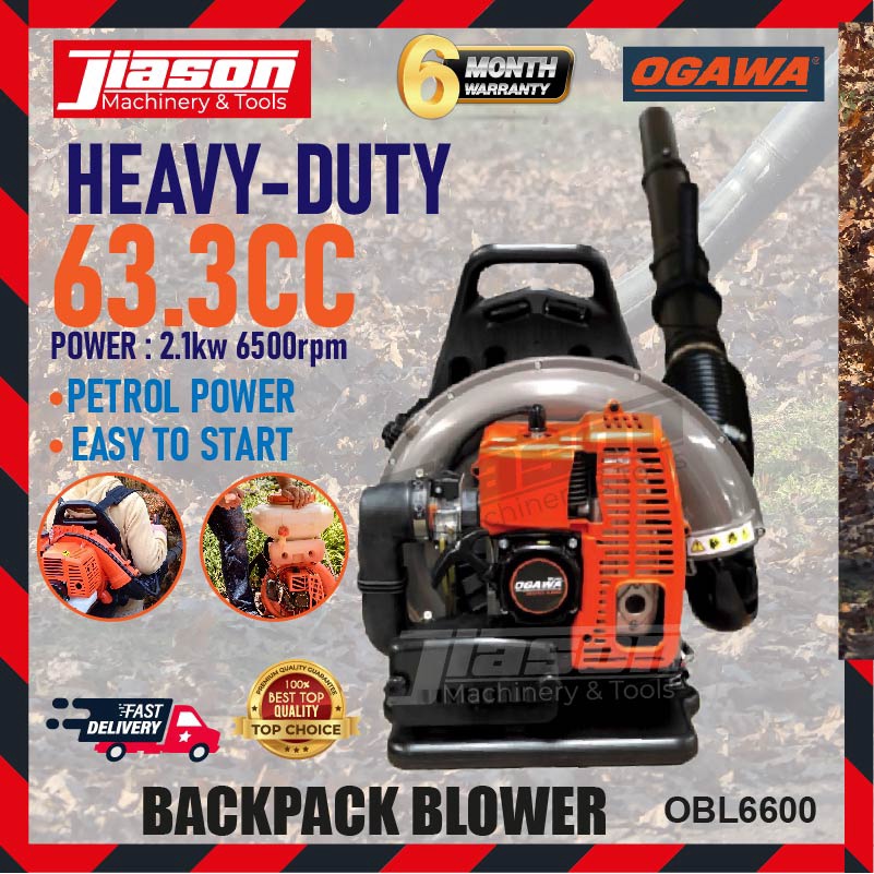 OGAWA OBL6600 63.3cc Portable Backpack Blower 2.1kw 6500RPM | Shopee Malaysia