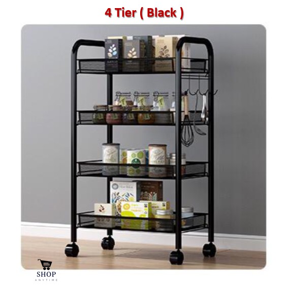 Multi-functional Storage Rack with Full Metal | Kitchen Rack | Utility ...