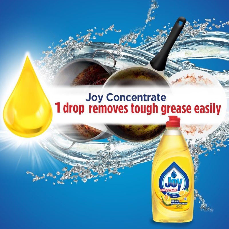 JOY Dishwashing Liquid Refreshing Lemon (485ml) | Shopee Malaysia