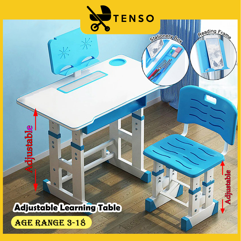 【70cm Width】 Tenso Kids Learning Table Children Learning Table Writing ...