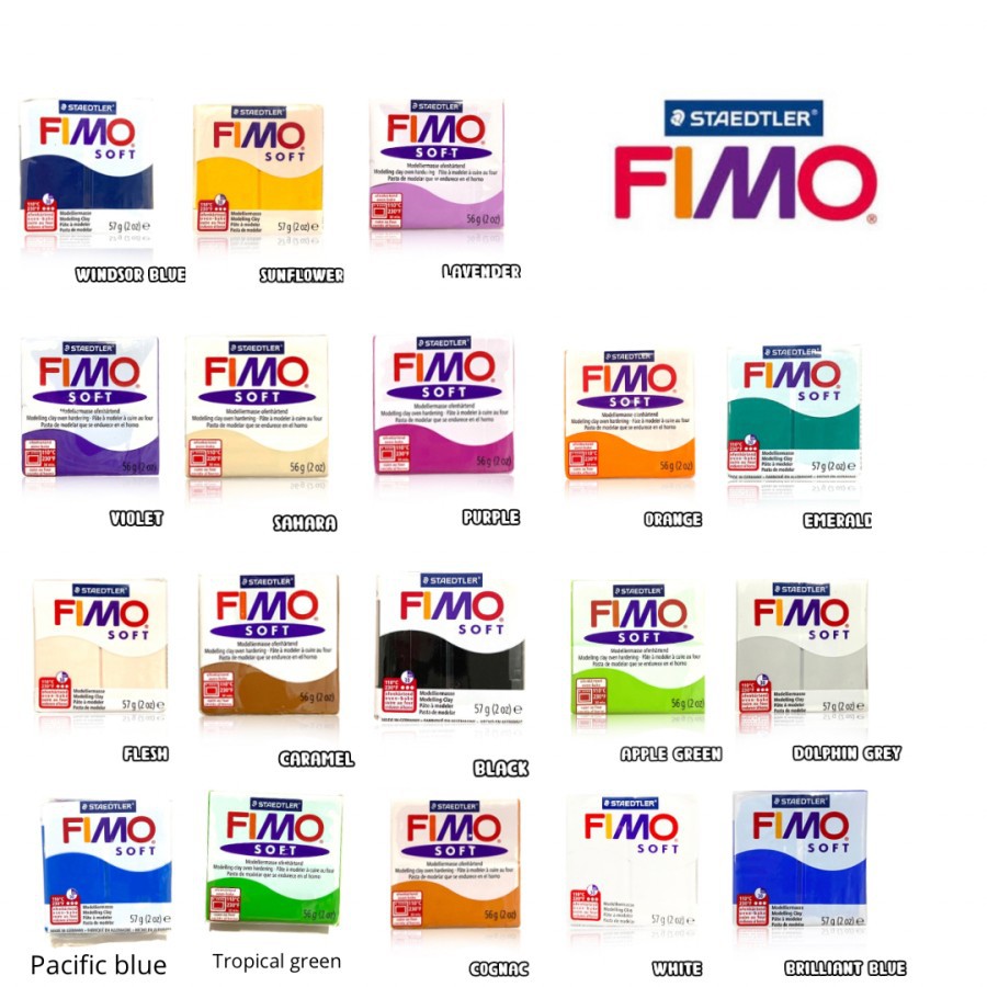Polymer Clay Fimo Soft Classic Professional Clay Material | Shopee Malaysia