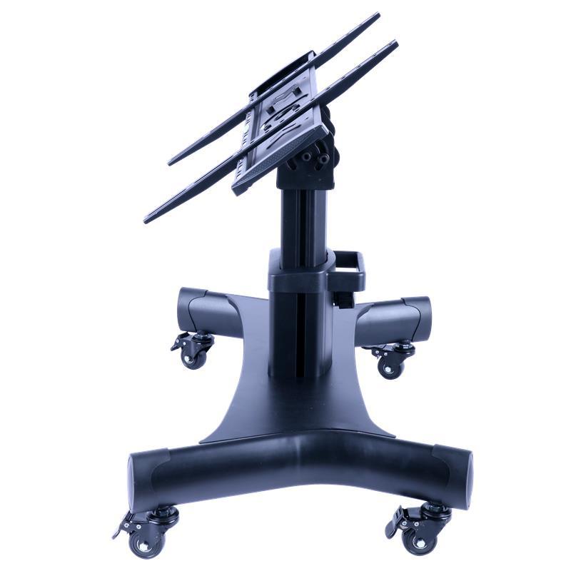 🔥TV Traversing Carriage Floor Trolley90°Foldable and Hoisting Universal ...