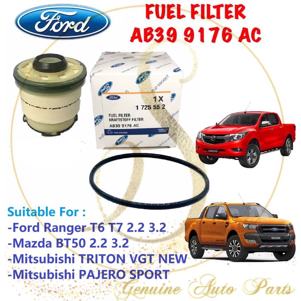FORD DIESEL FILTER Fuel Filter AB39 9176 AC Ford Ranger T6 T7 2.2 3.2 ...