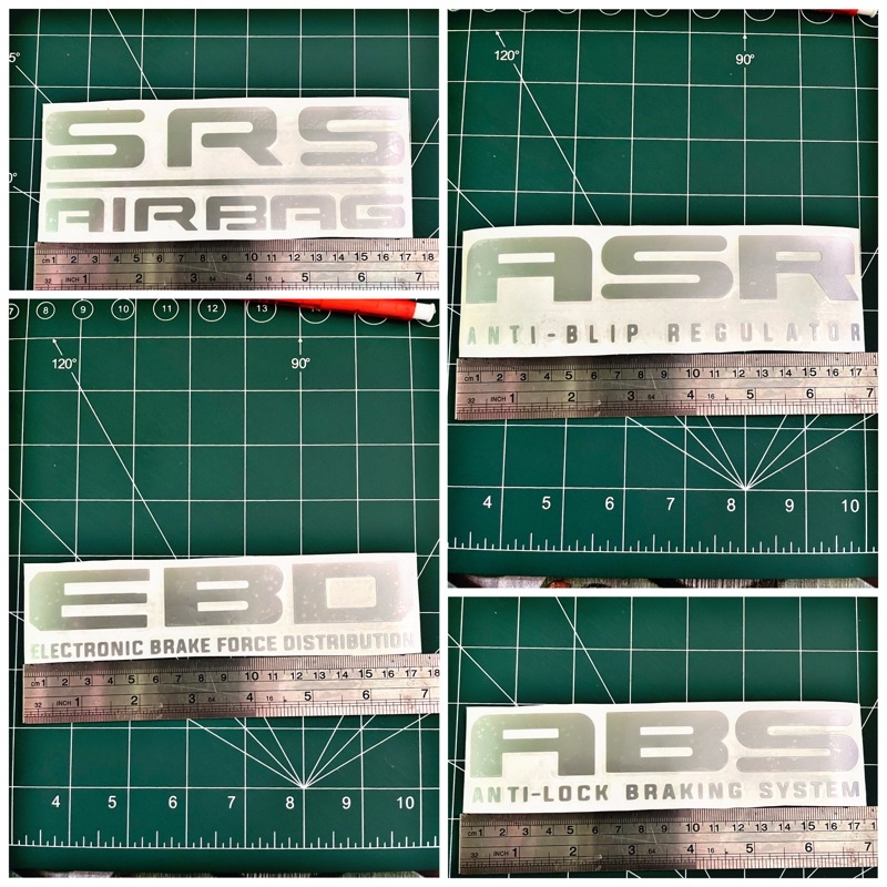 Sticker Isuzu Pro (ABS,ASR,EBD,SRS Airbag) | Shopee Malaysia