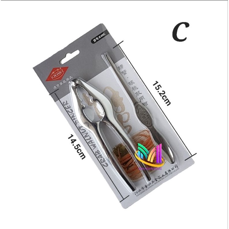 Stainless Steel Clam Opener Seafood Lobster Tools / Nut Cracker / Crab ...