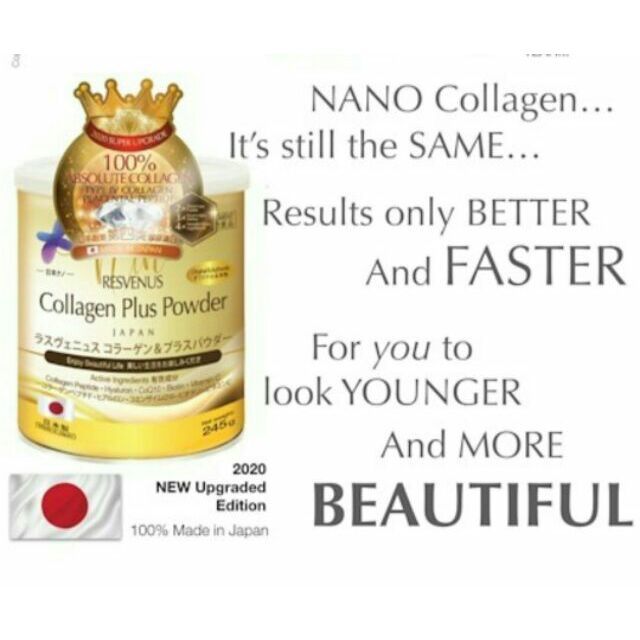 (NEW) Nano COllagen PLus Powder 245g | Shopee Malaysia