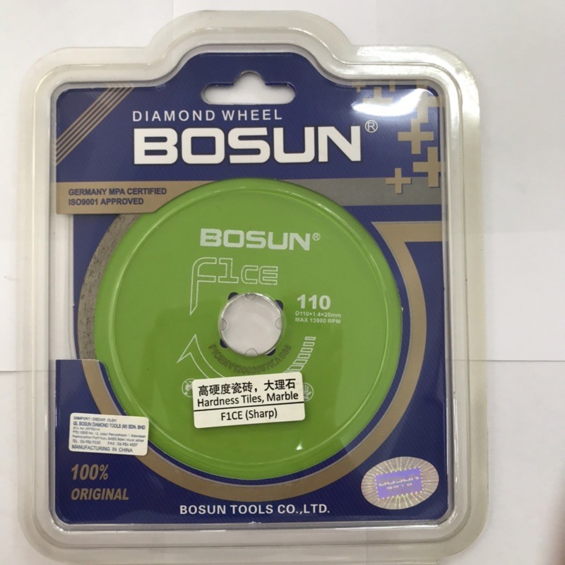BOSUN F1CE 110MM DIAMOND CUTTING WHEELS | Shopee Malaysia