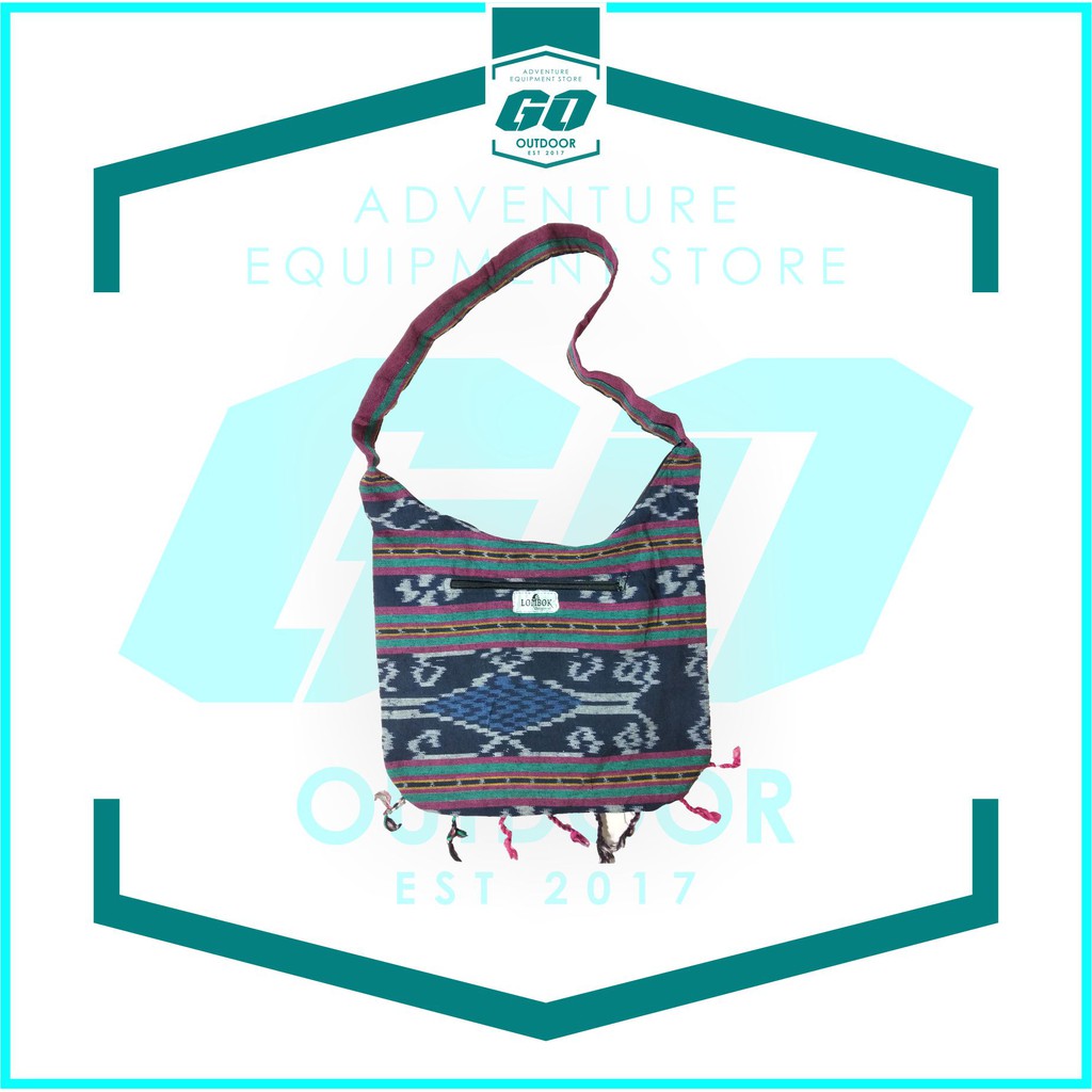 Original Lombok Knitted Woven Waist Bag - Lombok NTB Typical Sling Bag ...
