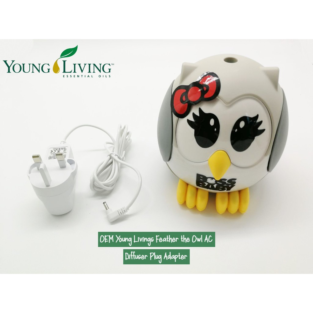 3 pin 3-pin UK Plug Power Adapter Diffuser Feather OWL Sweet Aroma ...