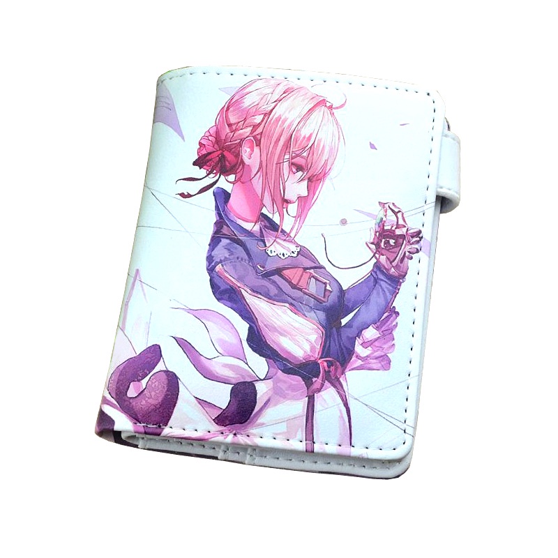 Anime Violet Evergarden Claudia Hodgins Short Bifold Wallet Digital ...
