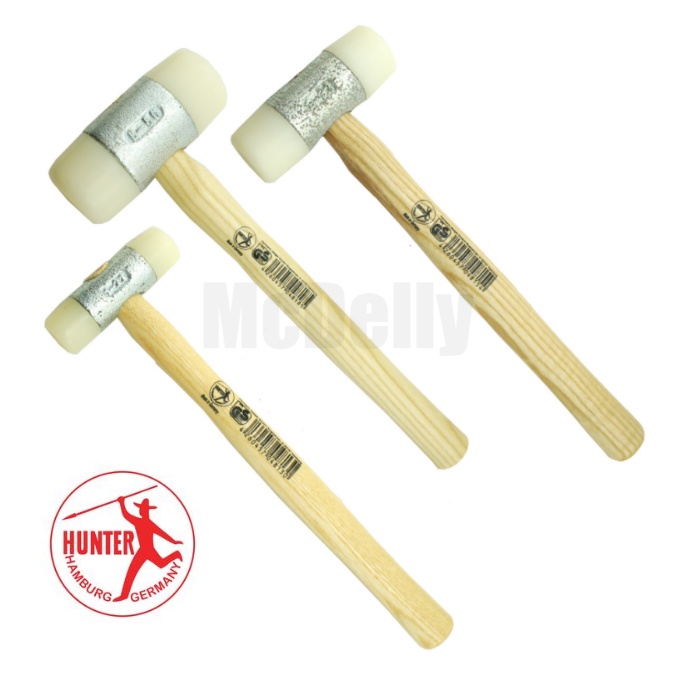 Germany HUNTER 32mm, 35mm, 40mm Nylon Mallet 尼龙白胶锤 [Ready Stock ...