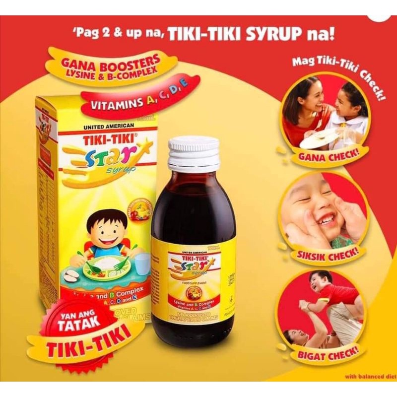 Tiki Tiki Plus drops/Star syrup from the Philippines | Shopee Malaysia