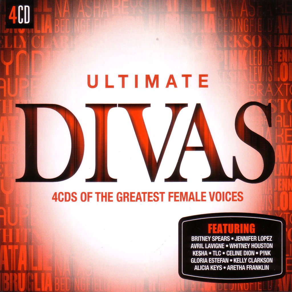 (CD) VARIOUS ARTISTS - ULTIMATE DIVAS (4CD) | Shopee Malaysia