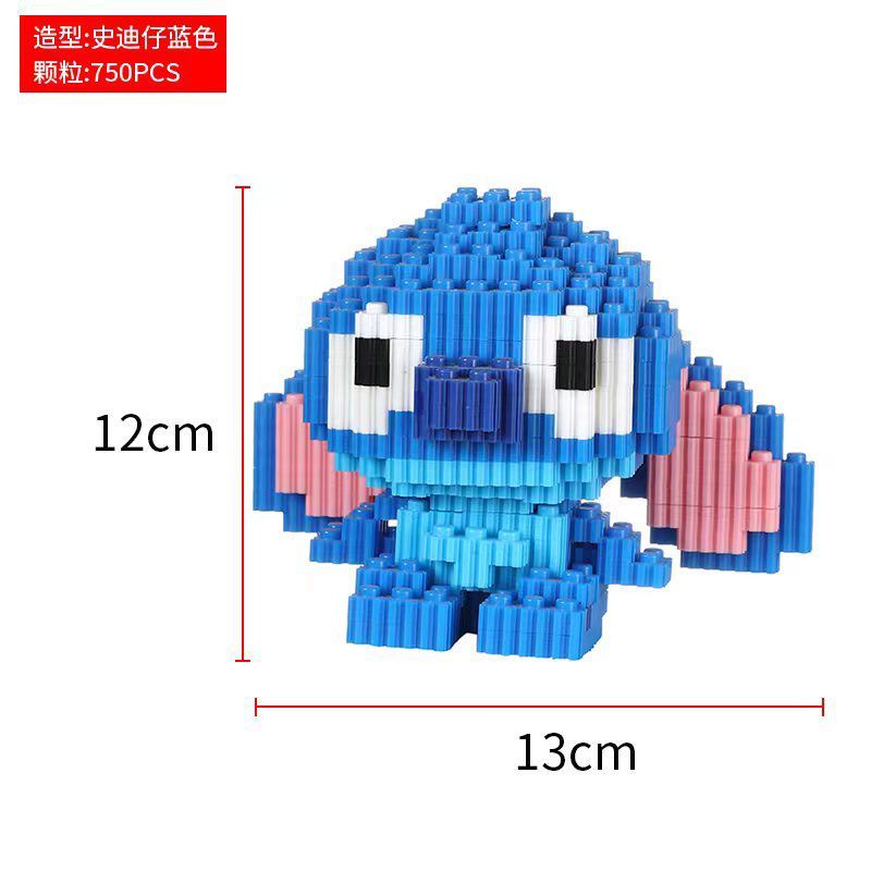 Duz Magic Lego Block Blue Stitch 750pcs | Shopee Malaysia