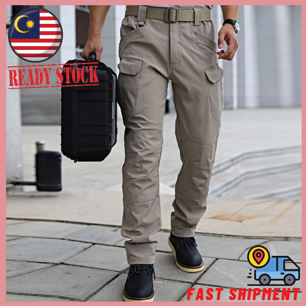 IX7 Tactical Pants Overalls Trousers Multi-pocket Cargo Pants SELUAR KERJA CARGO SIX POCKET ...