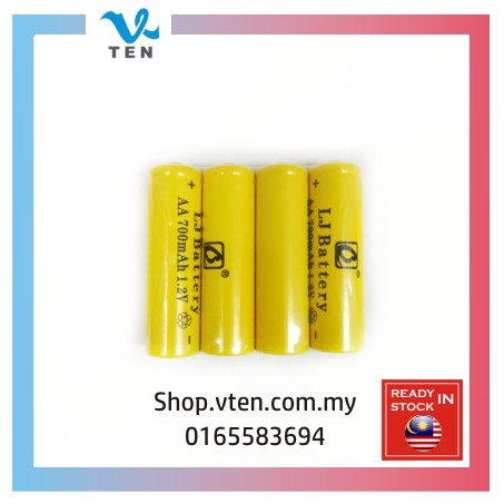 🔥Promosi Gila🔥4PCS Original AA AAA 3A 1.2V Rechargeable Battery Bateri ...