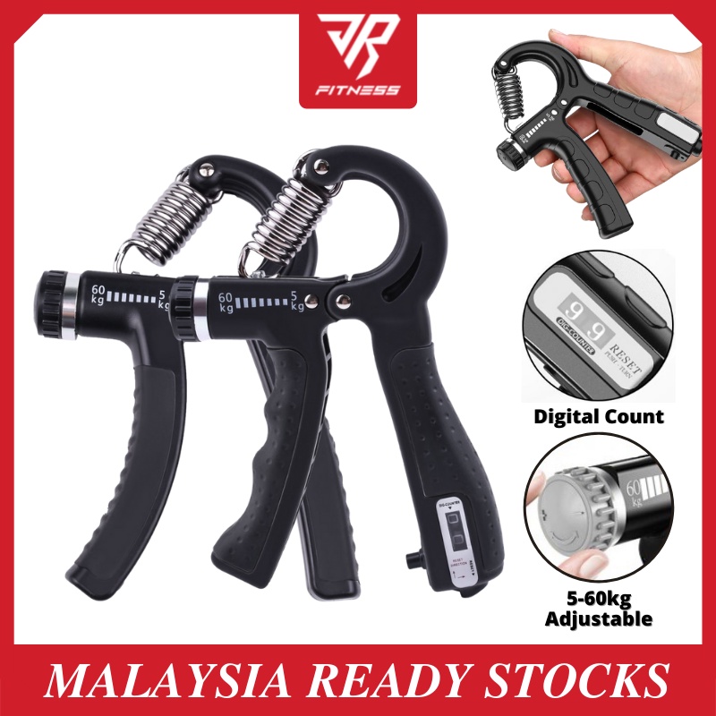 Adjustable Hand Gripper Hand Grip Exercise Digital Counter Wrist Arm ...