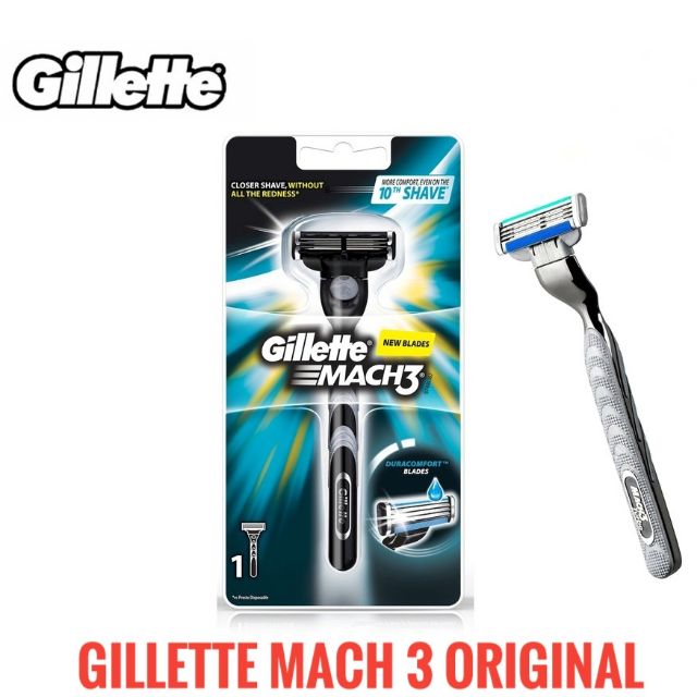 Original! Gillette Mach 3 Regular Razor Blade Pisau Cukur Gilette March ...