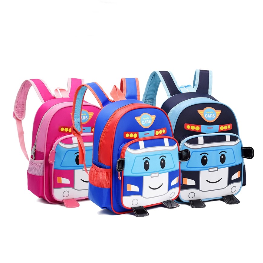 Kid Robotcar Poli Design School Bag High Quality Backpack Kindergarten ...