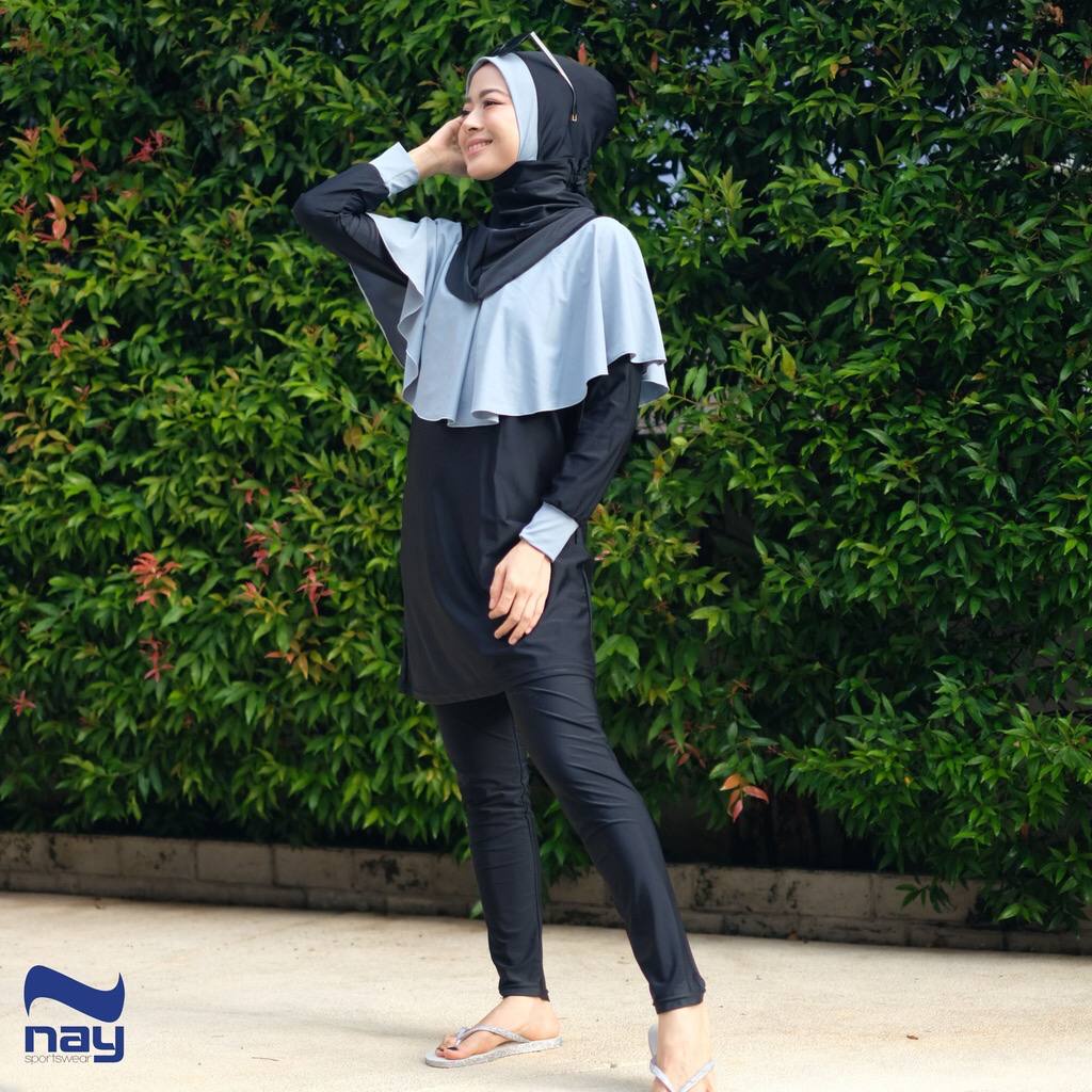(READY STOCK) BAJU RENANG MUSLIMAH / MUSLIMAH SWIMWEAR SWIMMING SUIT ...