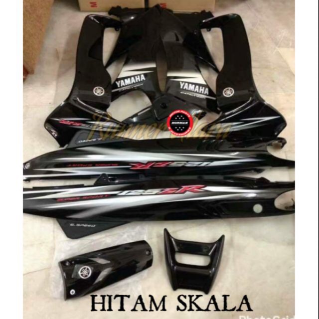 YAMAHA 125Z / 125ZR (100% ORIGINAL HLY ) COVER SET HITAM SKALA | Shopee ...