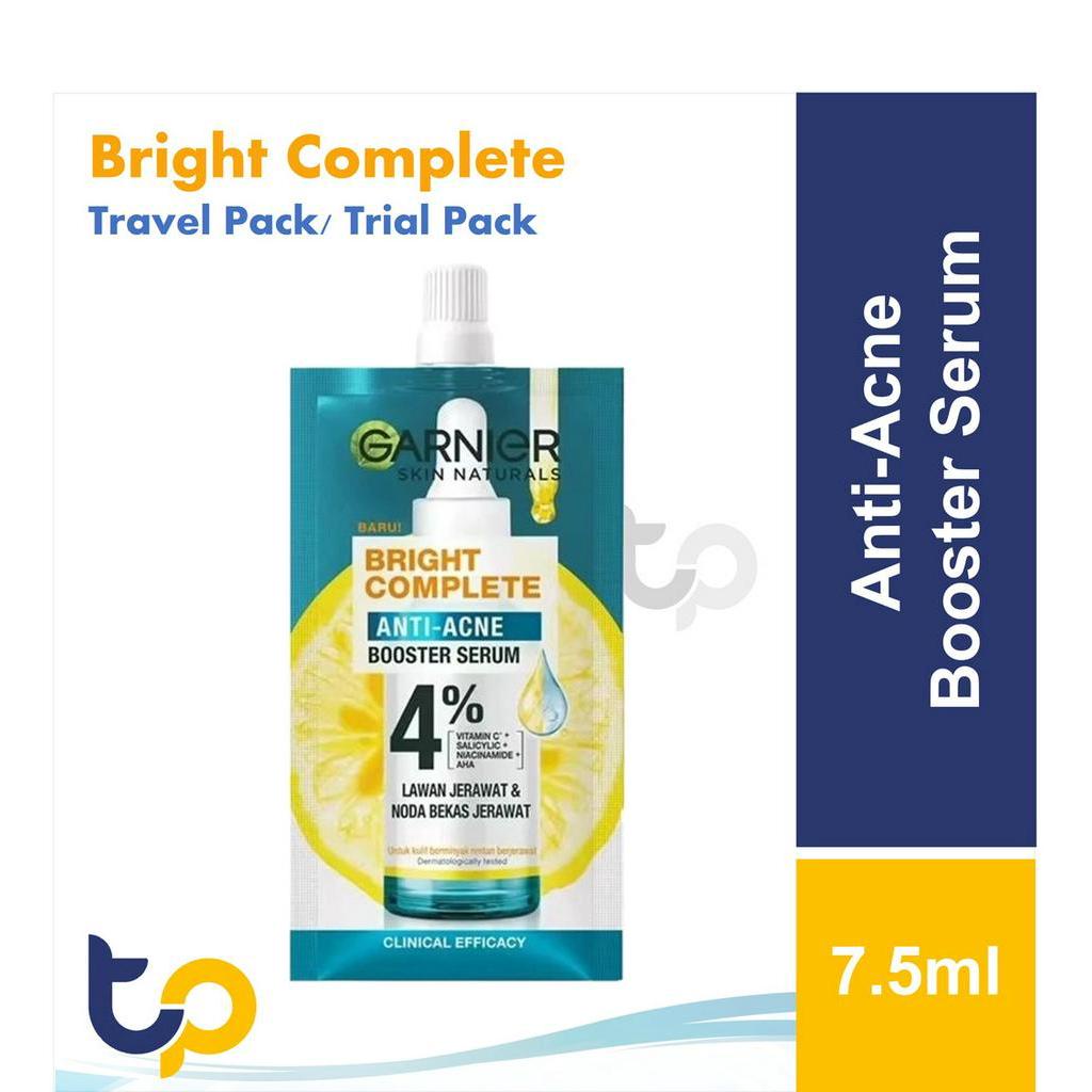 Garnier Trial Pack Bright Complete Anti-Acne Booster Serum 7.5ml/ Serum ...