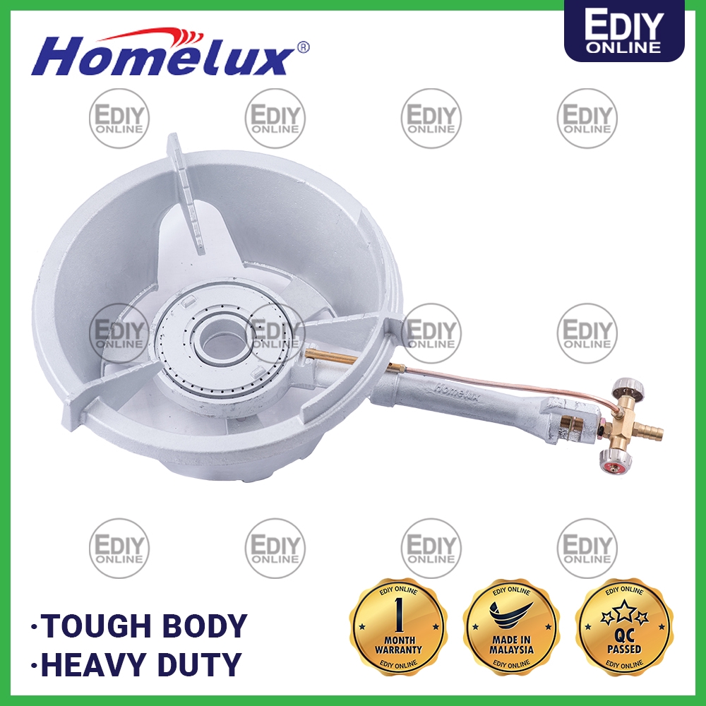 HOMELUX HL-3BS 3B HEAVY DUTY HIGH PRESSURE BURNER GAS COOKER STOVE (BIG ...
