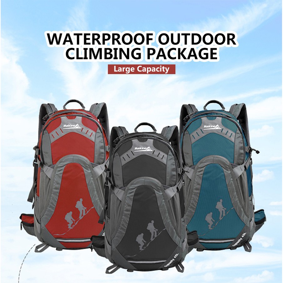 [LSC] Makino Outdoor Sports Camping Hiking Waterproof Backpack Daypacks ...