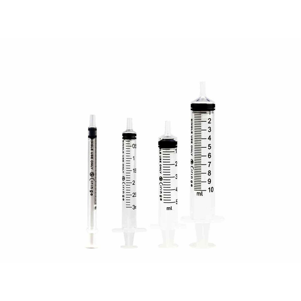 Disposable Syringe / Picagari (Luer Slip / Luer Lock) 1pcs - 1 ML/CC, 3 ...