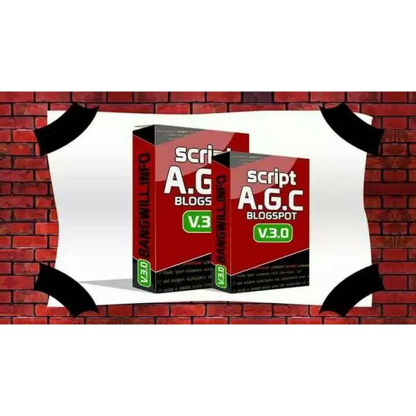 Script AGC Blogspot V3.0 | Shopee Malaysia