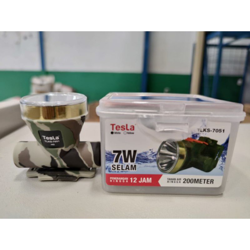 Tesla Diving Flashlight TLKS-7051 (7 watt) | Shopee Malaysia