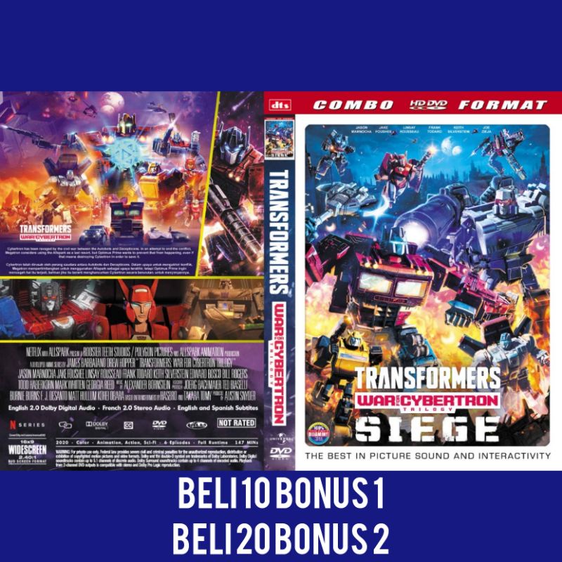 Transformers War For Cybertron Dvd CASSETTE 1 | Shopee Malaysia