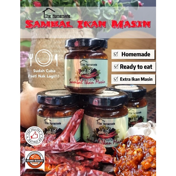 BORONG SAMBAL IKAN MASIN 100g THE HOMEMADE 💥24 BOTOL💥 | Shopee Malaysia