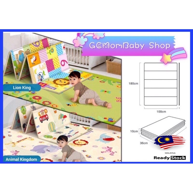 Large Foldable Baby Play Mat Crawling Pad Activity Gyms Playmat Baby ...