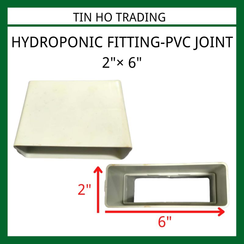 Hydroponic Trunking Fitting - Pvc Joint 2" x 6" (5pcs) | Shopee Malaysia