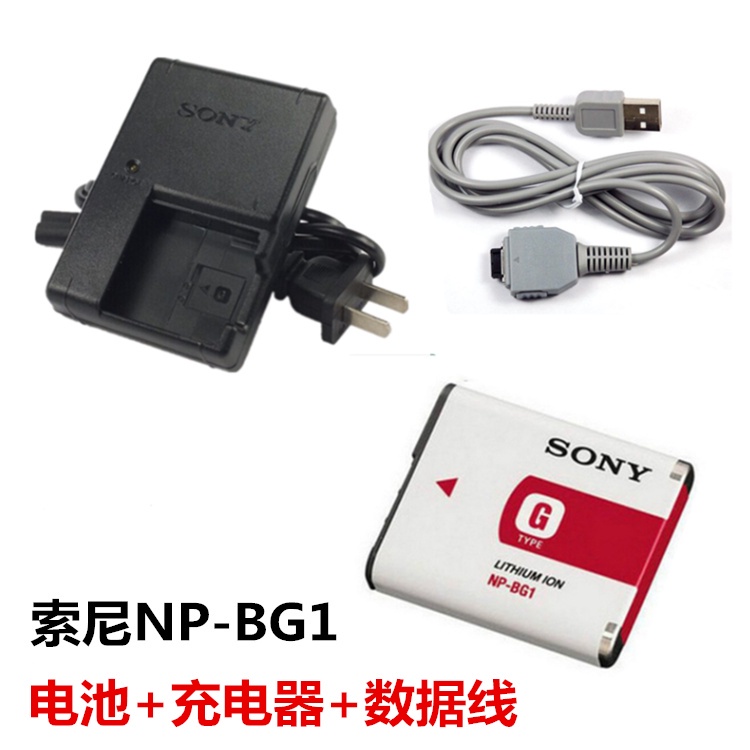 Sony DSC-W50 W55 W60 W70 W80 W130 camera NP-BG1 battery + Charger ...