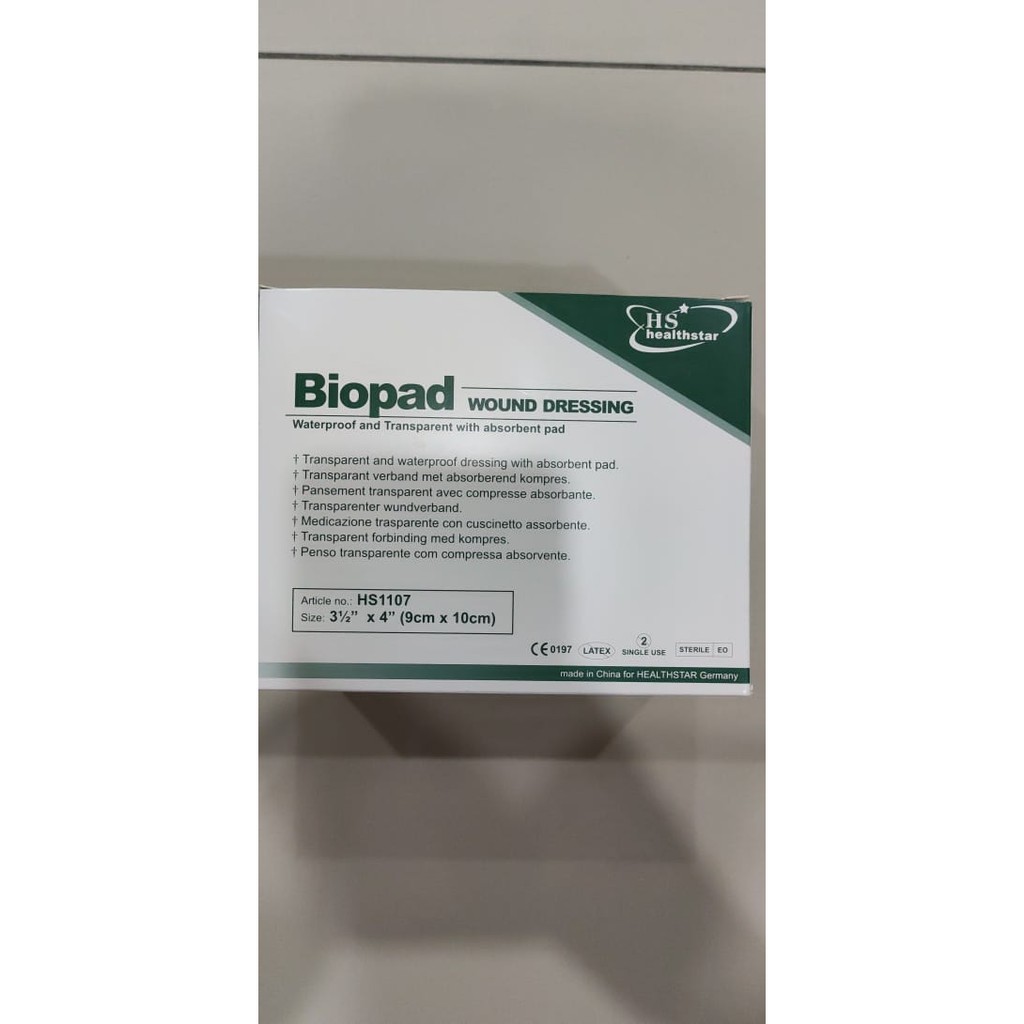 BIOPAD WOUND DRESSING 9cm x 10cm 50pc | Shopee Malaysia