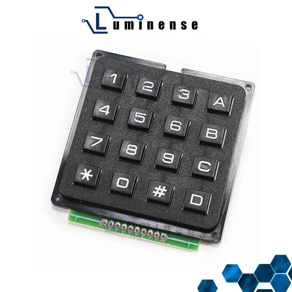 [luminense] 4x4 Matrix Membrane Keypad Arduino Raspberry Pi Numpad