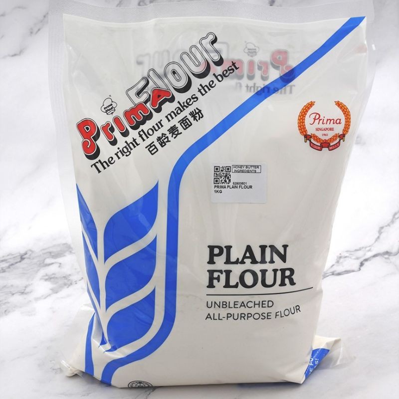 (Ready stock) Prima Plain Flour All Purpose Flour 普通面粉 1kg | Shopee ...