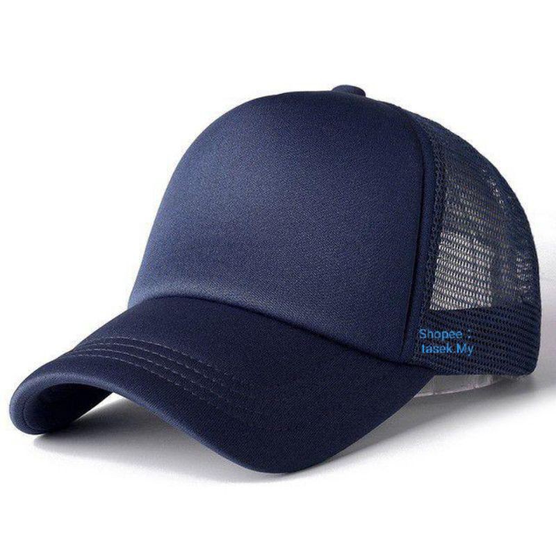 Topi Plai nHigh Quality Basic Plain Men WomenCap Snapback Cap Topi ...