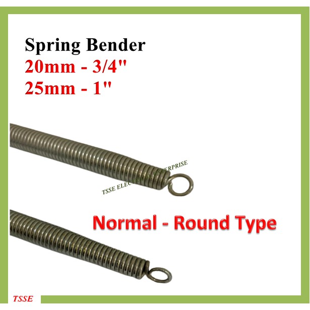 Bending Spring For PVC Pipe (Silver) 20mm & 25 mm | Shopee Malaysia