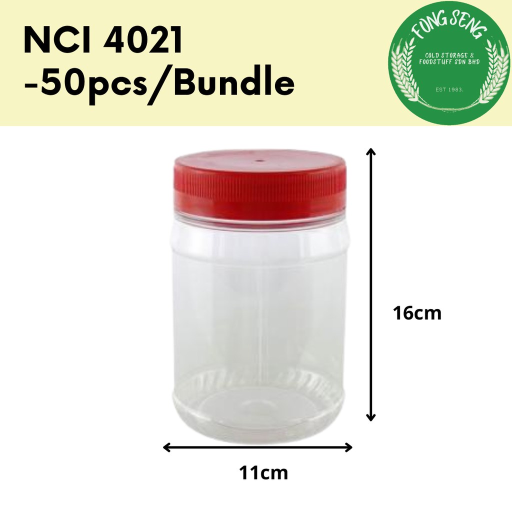!!Bundle!! 50pcs Plastic Container NCI 4021 50pcs/Bundle (Balang Kuih ...