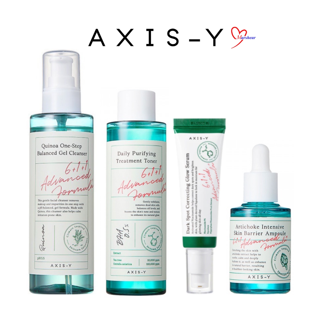 Axis-Y Set (Cleanser + Toner + Ampoule + Serum) | Shopee Malaysia
