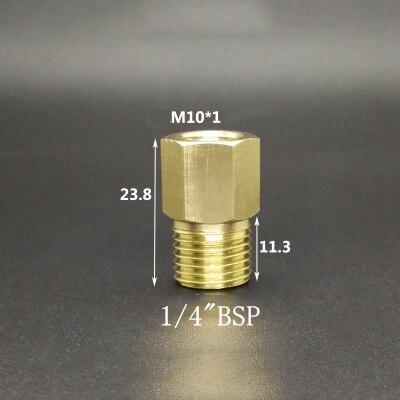 M10 M14 M16 M20 Metric Female To Male Thread Connection Brass Pipe ...